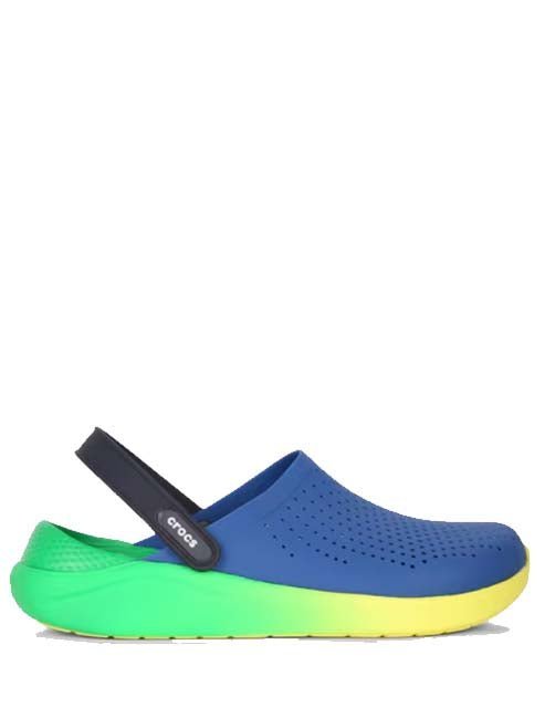 Crocs literide clogs sandal blue multis – brownwrist.com